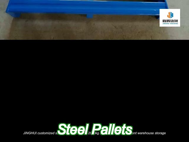 Zweiwege-Palette in acciaio con capacità di carico individuale da 500 a 2000 kg