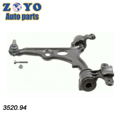 Cina OEM Standard 3520.94 3520.C3 Buone vendite Frontale sinistra inferiore braccio di controllo per Peugeot 806 in vendita