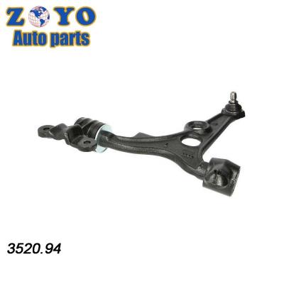 Cina OEM Standard 3520.94 3520.C3 Buone vendite Frontale sinistra inferiore braccio di controllo per Peugeot 806 in vendita