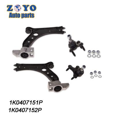 China Braço de controlo duplo de aço SPHC para VW Golf Plus 1K0407151P 1K0407152P K620141 K620143 à venda