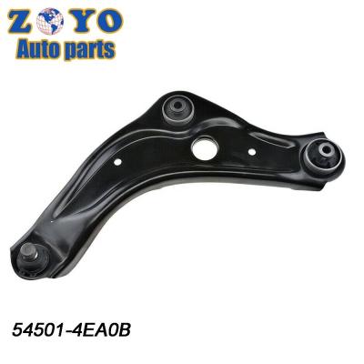 Cina Rivestimento E nero braccio di comando inferiore anteriore sinistro per Nissan Qashqai 54501-4EA0B 54501-4EA0A in vendita