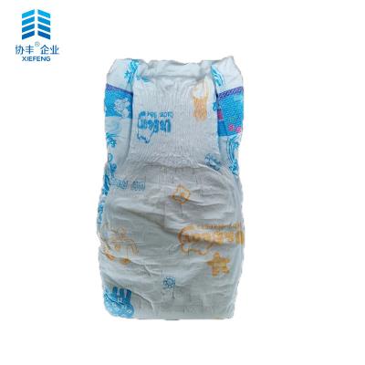 China PE Film Breathable Disposable Diapers White ADL 3 Lines Wetness Indicators for sale