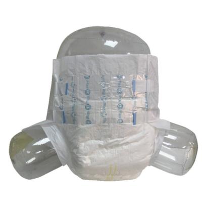 China ISO Soft Cotton 1500ml Unisex Adult Diapers PE Double Leak Proof for sale