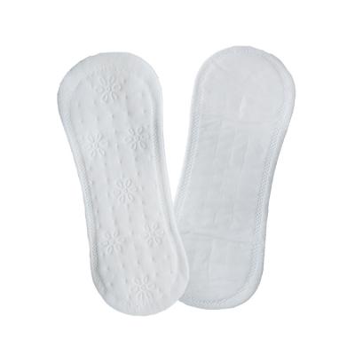 Cina Cuscinetti sanitari del cotone respirabile ultra sottile senz'ali delle fodere 150mm dell'OEM in vendita