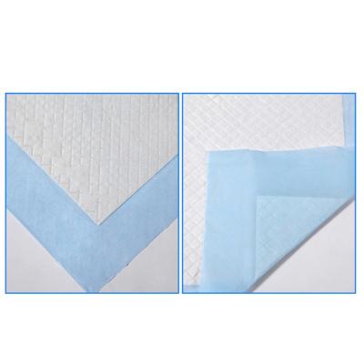 Cina cuscinetti eliminabili del letto di ospedale della polpa della lanugine di Underpads del letto di assorbimento pesante 750ml in vendita