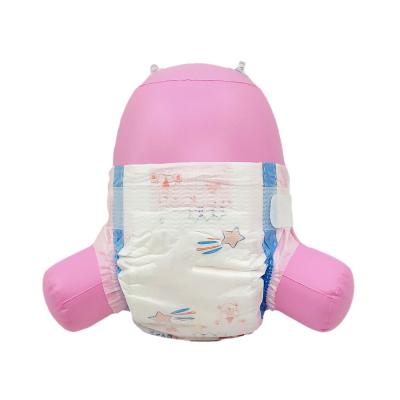 China 400 500 600 700ml Absorbency Dry Disposable Baby Diapers for sale