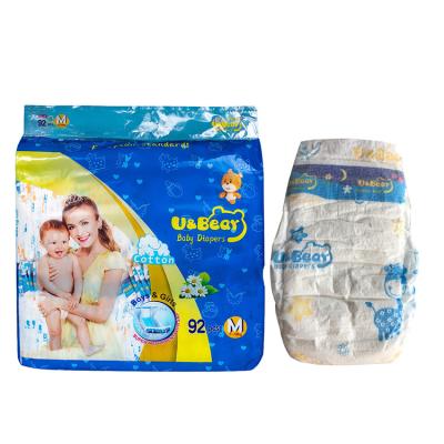 China Clothlike Bottom Nonwoven Backsheet Breathable Baby Diapers for sale