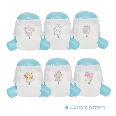 China Customized OEM Pull Up Baby Diaper Baby Pants Breathable Disposable Pampering for sale