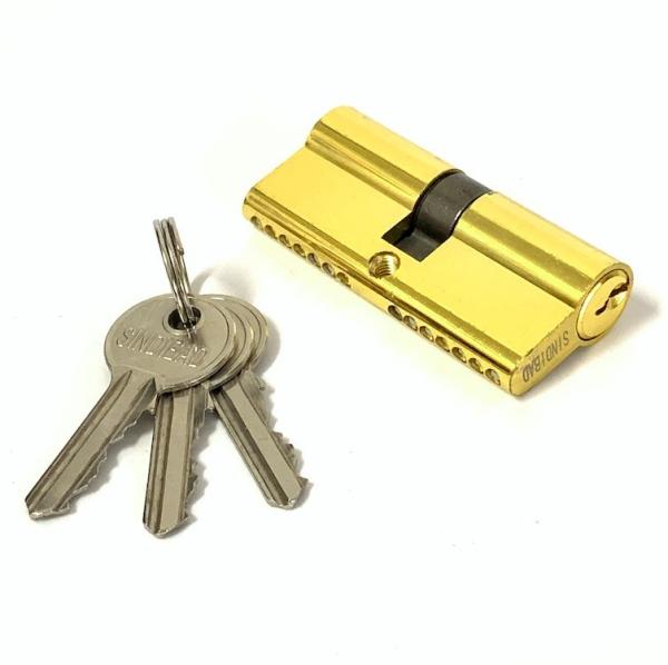 Quality Double Open Zinc Cylinder Lock Euro Customized Barrel Locks 70mm for sale