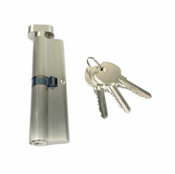 Quality Silver Single Euro Cylinder Lock 110mm Euro Cylinder With Stainless Springs for sale