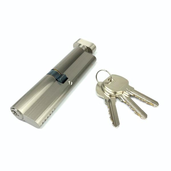 Quality Silver Single Euro Cylinder Lock 110mm Euro Cylinder With Stainless Springs for sale