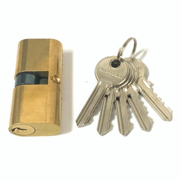 Quality Brass Oval Cylinder Lock Big Cylinder Lock Replacement 65mm for sale