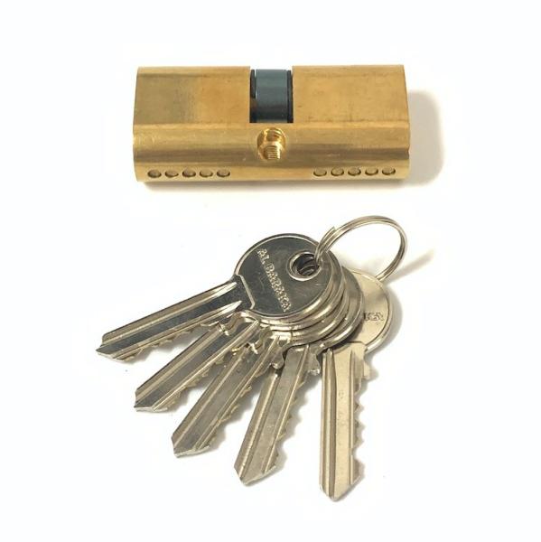 Quality Brass Oval Cylinder Lock Big Cylinder Lock Replacement 65mm for sale