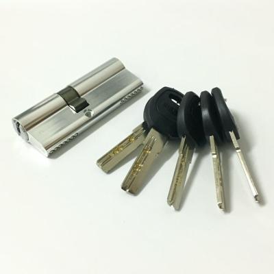 China Double Open Aluminum Brass Cylinder 70mm Cylinder Lock For Door for sale