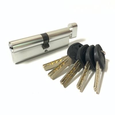 China 100mm Aluminum Brass Cylinder Customized Keyed Cylinder Lock for sale