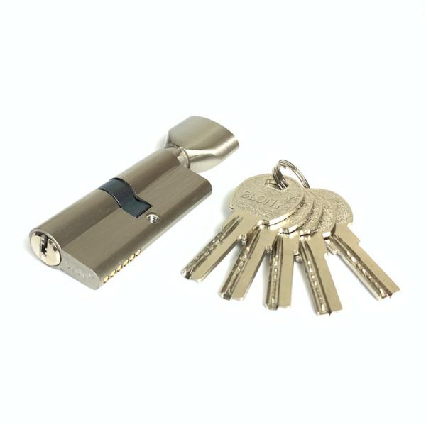 Quality Zinc Alloy 70mm Euro Cylinder Customized Single Cylinder Lock With Brass Core for sale