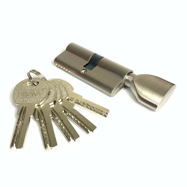 Quality Zinc Alloy 70mm Euro Cylinder Customized Single Cylinder Lock With Brass Core for sale
