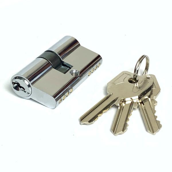 Quality 54mm Keyway Cylinder Brass Double Cylinder Locks Custom Size for sale
