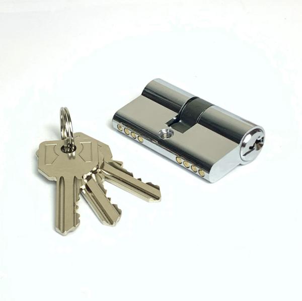 Quality 54mm Keyway Cylinder Brass Double Cylinder Locks Custom Size for sale