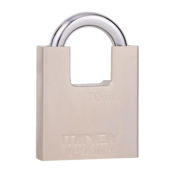 Quality 40mm 50mm 60mm 70mm High Security Padlock Silver Padlock With Key for sale