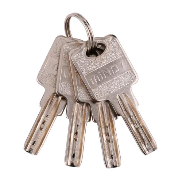 Quality 40mm 50mm 60mm 70mm High Security Padlock Silver Padlock With Key for sale
