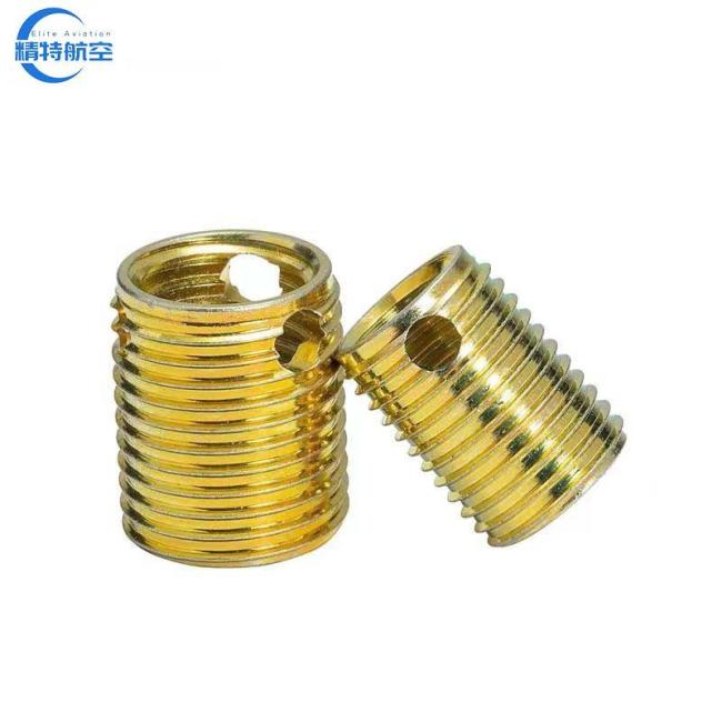 Galvanized Carbon Steel Thread Inserts Self Tapping Slotted Thread Screws