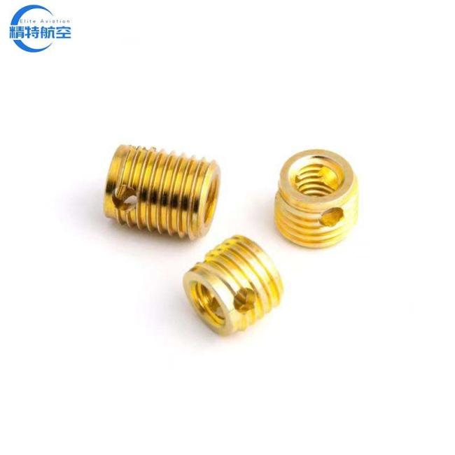 Slotted Type M8 1mm Thread Insert Hardware Screw Self Tapping Insert