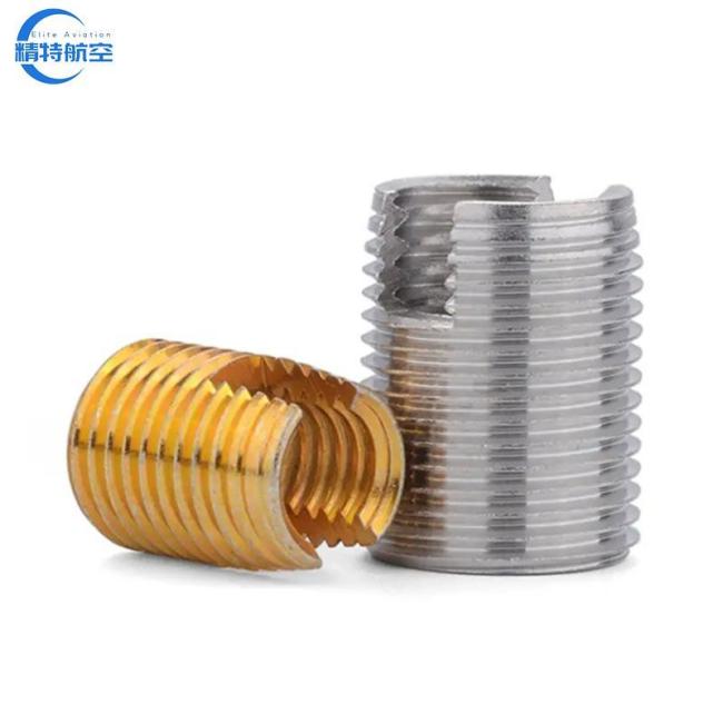 Stainless Steel SS304 Slotted Thickwall Self-Tapping Threaded Inserts