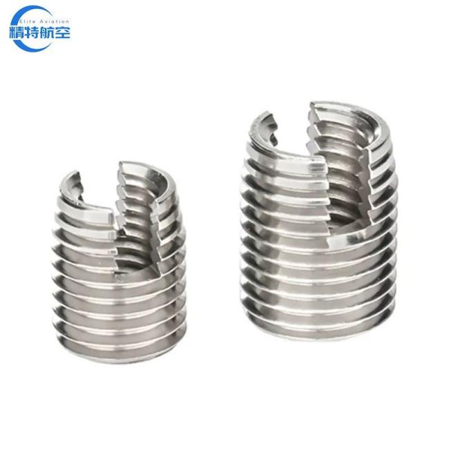 High Precision 308 Slotted Thickwall Selftapping Slotted Insert Self-Tapping Threaded Inserts