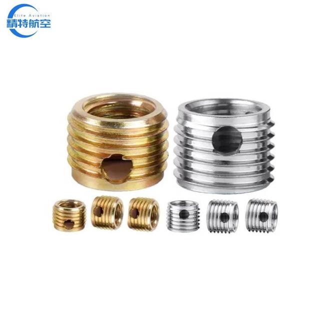 Hot Sales Trisert Metal Unc 4-40 6-32 8-32 Self Tapping Threaded Insert with Holes