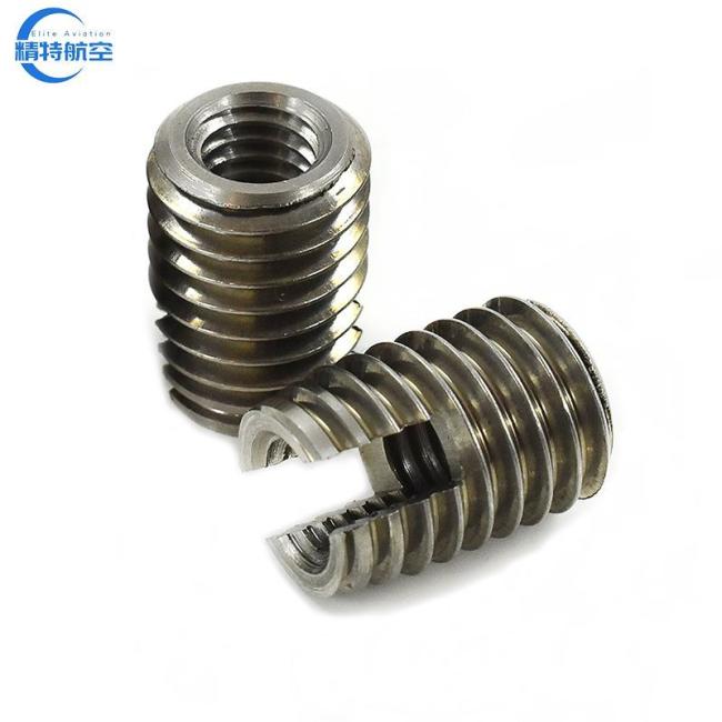 Lubricated Slotted Self-Tapping Threaded Insert