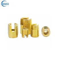 China Left Rotation Type 302 Self Tapping Thread Inserts Slotted and Small Outside Diameter for sale