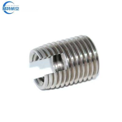 China Customized Stainless Steel 302 307 Self Tapping Threaded Insert for Aluminium Metal for sale