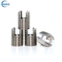 China Zinc Plated Galvanized Carbon Steel Thread Inserts for Self Tapping Slotted Thread Screws Durable and Customization for sale