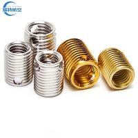 China Tanged Thread Inserts Brass Insert Stainless Steel SS304 Self-Tapping Threaded Inserts with Fine/Coarse Thread Type for sale