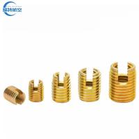 China Tanged Thread Inserts Brass Insert Stainless Steel SS304 Self-Tapping Threaded Inserts with Fine/Coarse Thread Type for sale