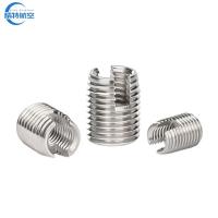 China Press Knurled Ultrasonic Threaded Insert Nut Self Tapping Bushing Stainless Steel Selftapping Thread Insert for Plastic for sale