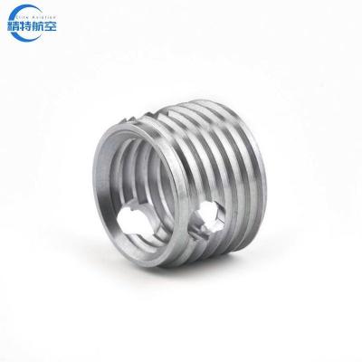 China Stainless Steel 302 307 308 Slotted Type M6 1mm Self-Tapping Threaded Inserts for Strength and Long-Lasting Results for sale
