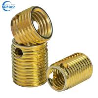 China Metric Thread Sizes High Precision 308 Slotted Thickwall Selftapping Slotted Insert Self-Tapping Threaded Inserts for sale