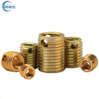 China Metric Thread Sizes High Precision 308 Slotted Thickwall Selftapping Slotted Insert Self-Tapping Threaded Inserts for sale