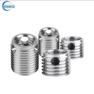 Rotation Direction Right Rotation Ss302 Unf 1/4-28 Automotive Engineer Self-Tapping Threaded Insert with Three Holes