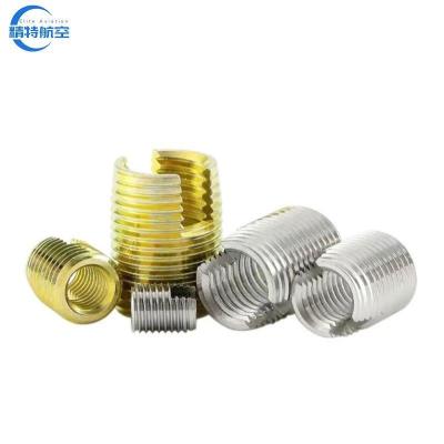 China T/T Payment Type Nominal Length 1d-3D Metric Inch Slotted Holes Cuted Self-Tapping Threaded Insert for sale