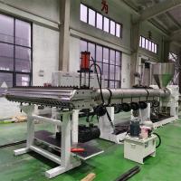 China Used 150mm Single Screw Plastic Extrusion Machine PVC Sheet Extrusion Line 600kg/h for sale