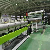 China Used 150mm Single Screw Plastic Extrusion Machine PVC Sheet Extrusion Line 600kg/h for sale