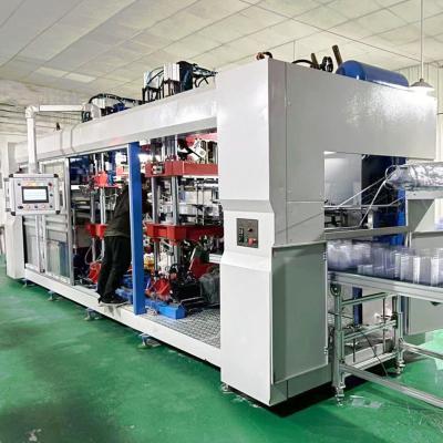 中国 ペットのための自動プラスチック真空形作りのマシンを使用した. 販売のため