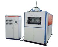 China PLC Control Cup Thermoforming Machine 730x420mm Forming Area 180mm Depth for PE PET PVC for sale