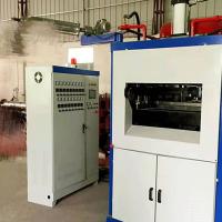China PLC Control Cup Thermoforming Machine 730x420mm Forming Area 180mm Depth for PE PET PVC for sale