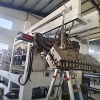 China Continuous Single Screw Extruder 33:1 L/D PLC Controlled Custom Die Plastic Sheet Machine for sale