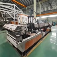 China WX 120 Double Screw Plastic Extrusion Machine 33:1 L/D Servo Drive Customized Die for sale