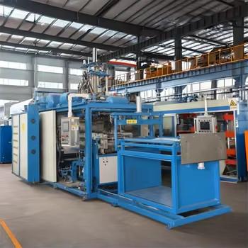 China Control PLC Máquina de termoformado de 380V para 710 mm de ancho 4000 kg de capacidad for sale